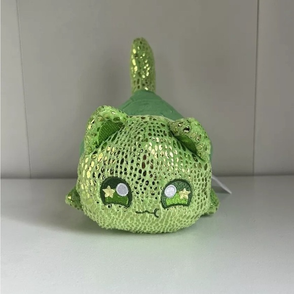Aphmau | Toys | Aphmau Meemeows 6 Plush Turtle Cat Rare Green Litter 5 ...